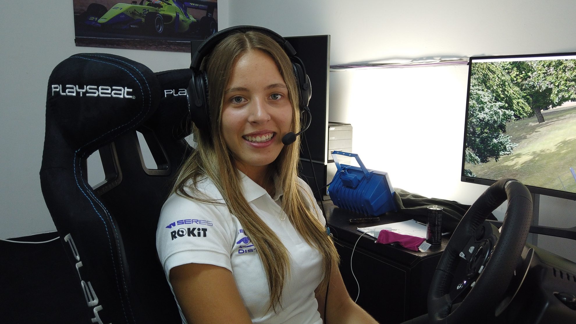 Nerea Martí hace P4 y P8 en la tercera carrera de la W Series Esports ...